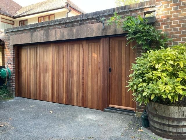 Bifold Wooden Garage Doors | Space-Saving & Stylish